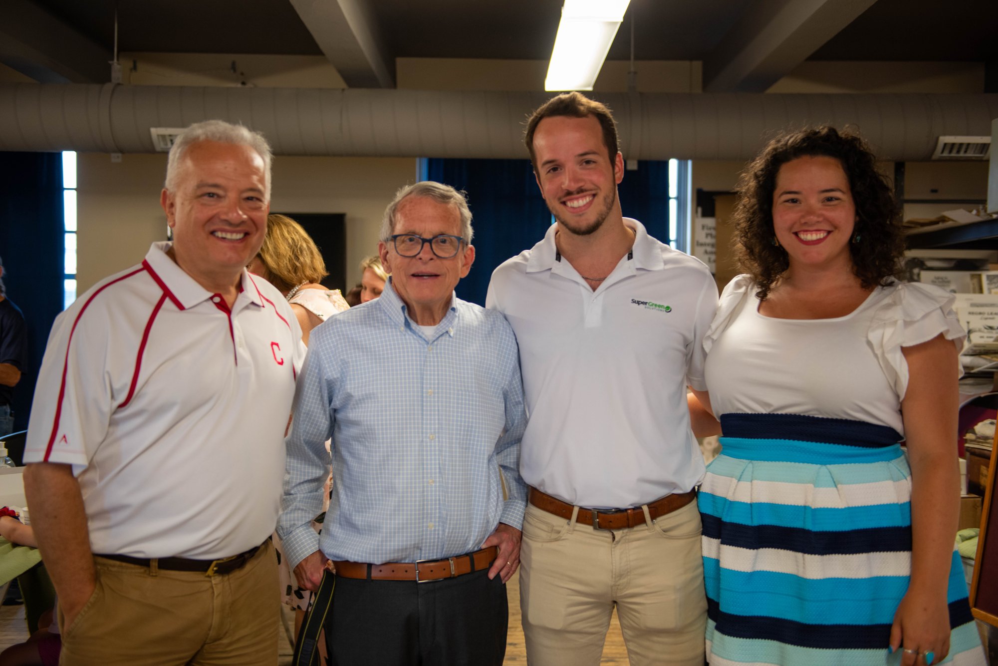 Ohio Governor Mike DeWine visits Cleveland’s Historic League Park